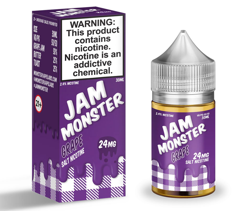 Jam Monster Nic Salt E-liquid 30ML - Demand Distribution